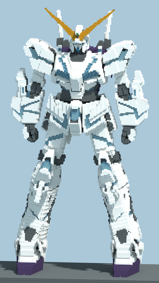 RX-0 Unicorn Gundam Minecraft Map