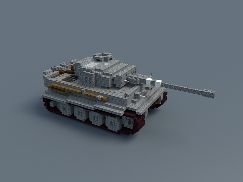 Tiger I Remake (4:1) Minecraft Map