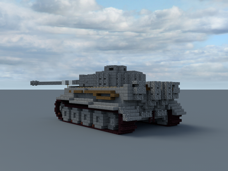 Tiger I Remake (4:1) Minecraft Map