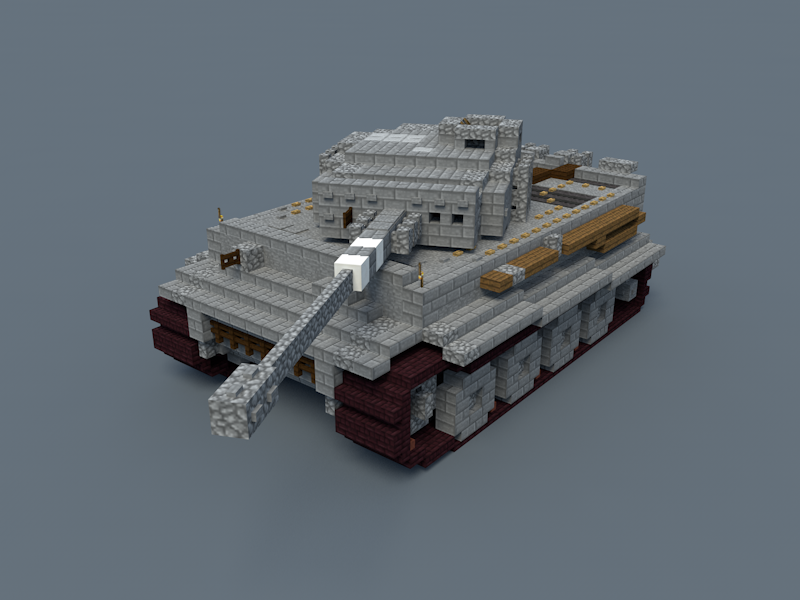 Tiger I Remake (4:1) Minecraft Map