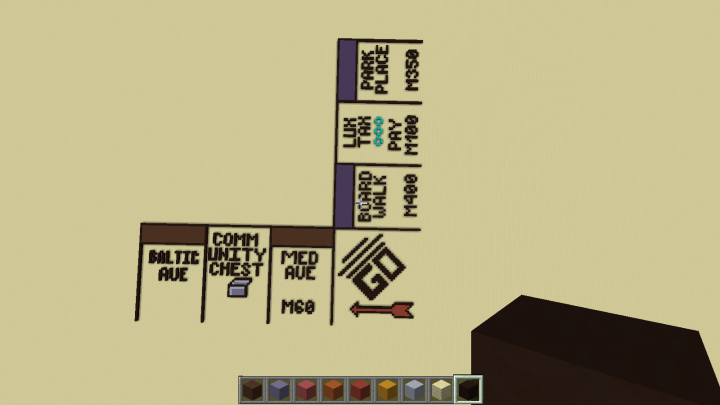 Monopoly in Minecraft Minecraft Map