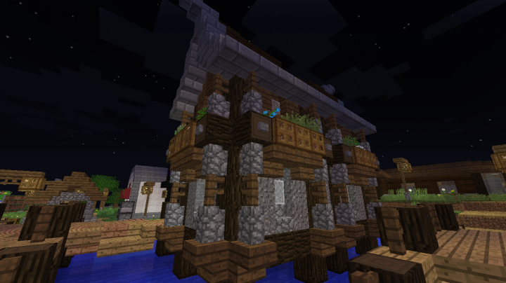 Rustic/Medieval Fish-Shack Minecraft Map