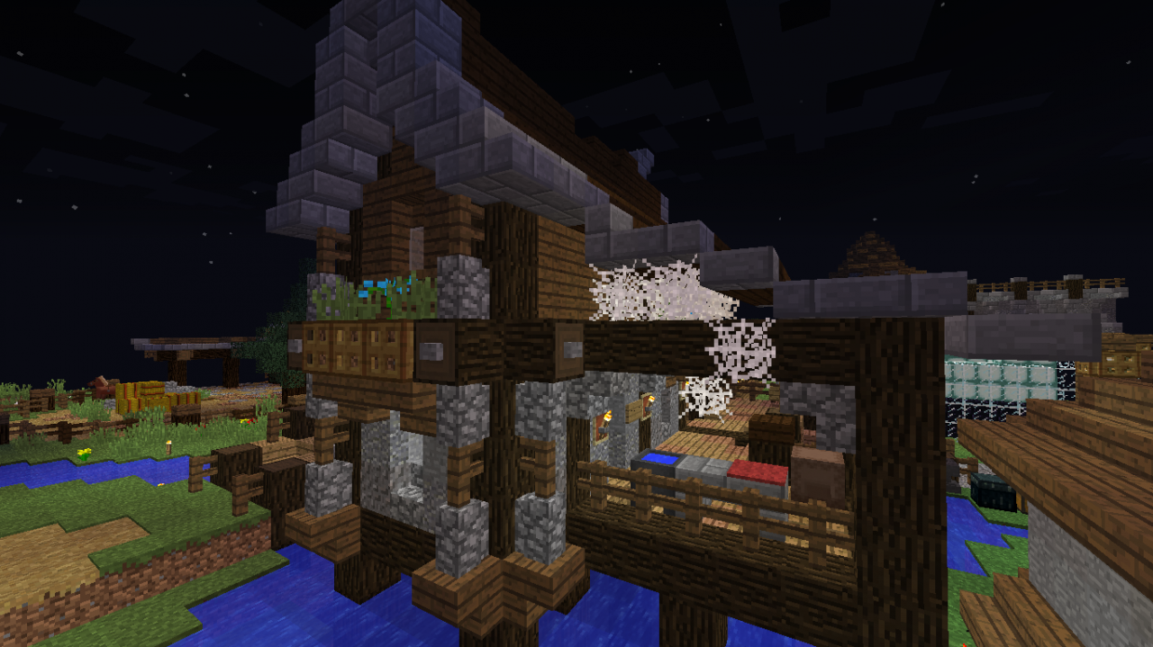 Rustic/Medieval Fish-Shack Minecraft Map