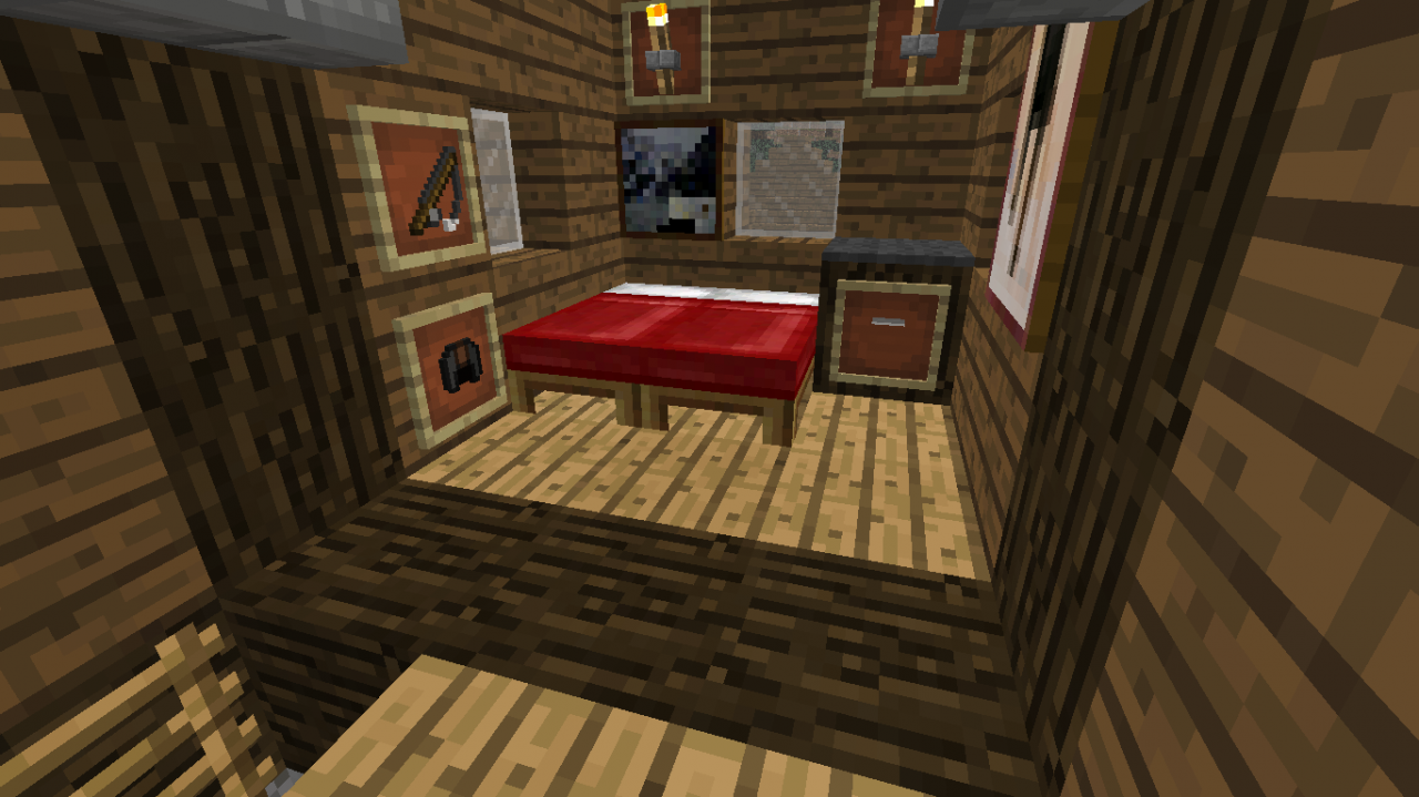 Rustic/Medieval Fish-Shack Minecraft Map