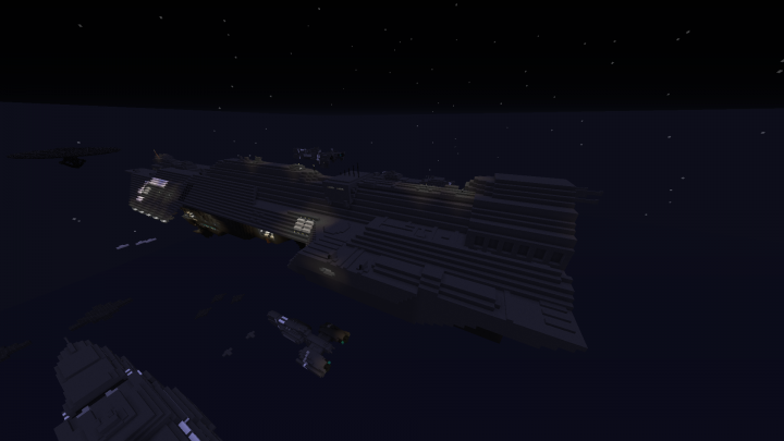 UNSC Spirit of Fire 1:10 scale Minecraft Map