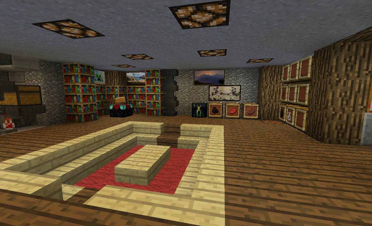 Small Secret Redstone Base Minecraft Map