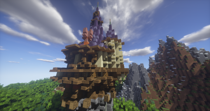 Minecraft Disney Tangled Rapunzel's Tower Map! Minecraft Map
