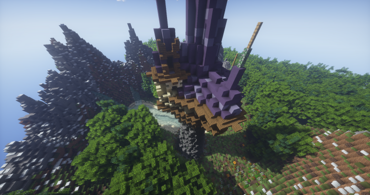 Minecraft Disney Tangled Rapunzel's Tower Map! Minecraft Map