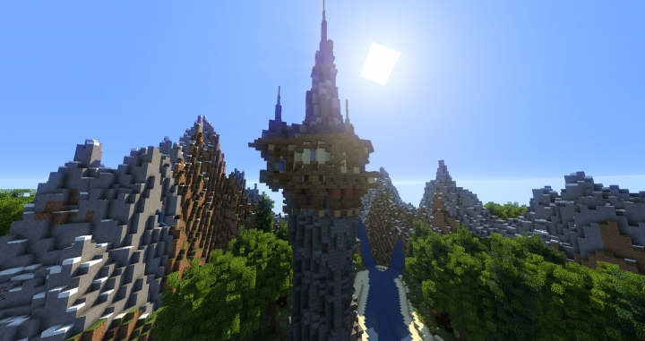 Minecraft Disney Tangled Rapunzel's Tower Map! Minecraft Map