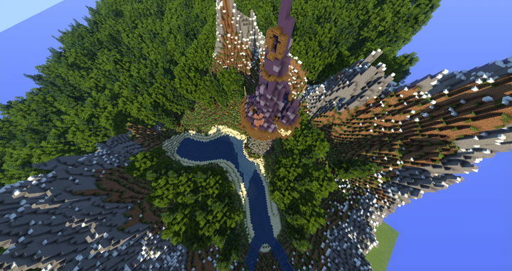 Minecraft Disney Tangled Rapunzel's Tower Map! Minecraft Map