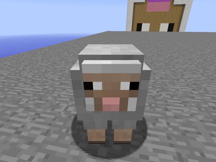 Burning Upsidedown SHeep Minecraft Map