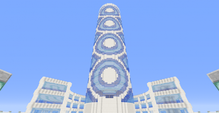 Quartz Tower #2 Minecraft Map