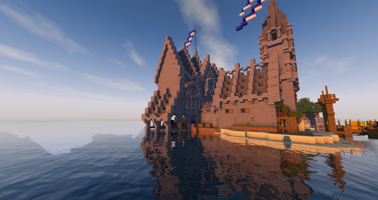 Idyllic sea castle Minecraft Map