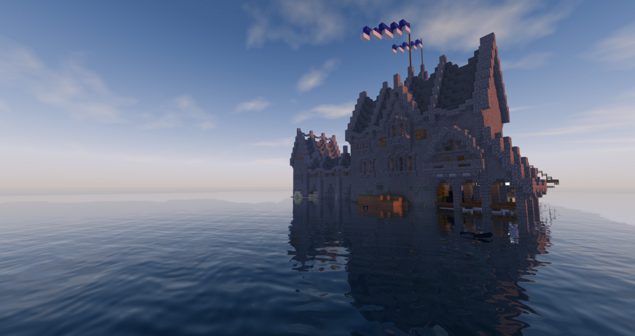 Idyllic sea castle Minecraft Map