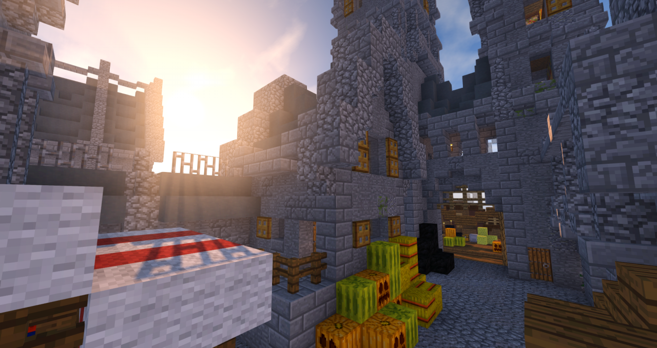 Idyllic sea castle Minecraft Map