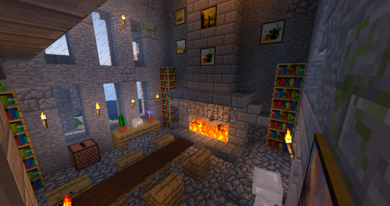 Idyllic sea castle Minecraft Map