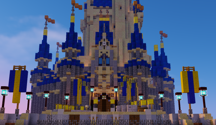 Walt Disney World Cinderella Castle | Build by Xeron100 Minecraft Project