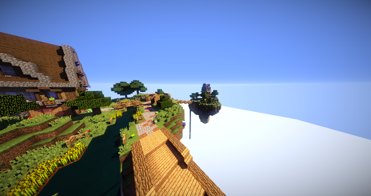SkyBlock Server Spawn Minecraft Map