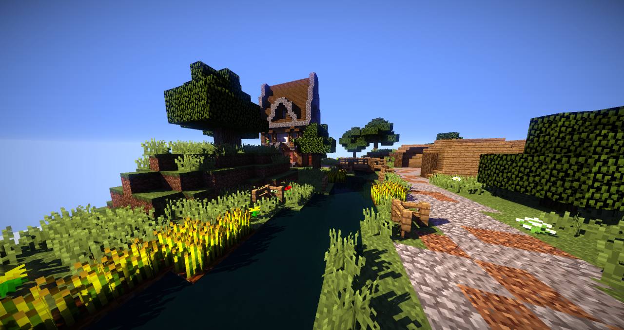 SkyBlock Server Spawn Minecraft Map