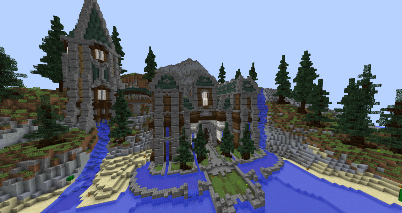 Island Castle Minecraft Map