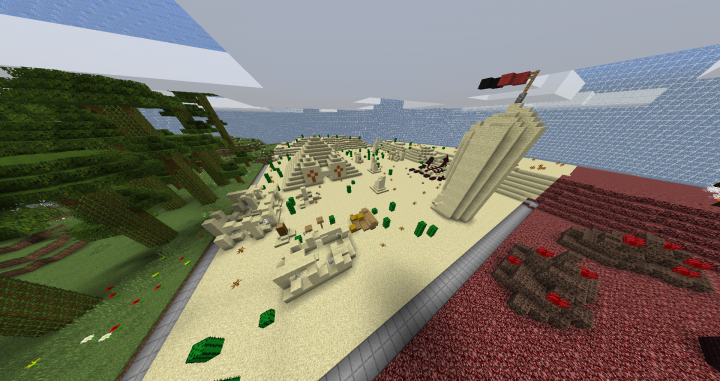 PvP Spawn/Arena Minecraft Map