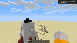 Minecraft redstone rocket V2 Minecraft Map