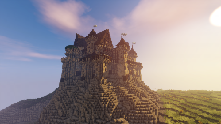 Templar Castle Build! #WeAreConquest Minecraft Map