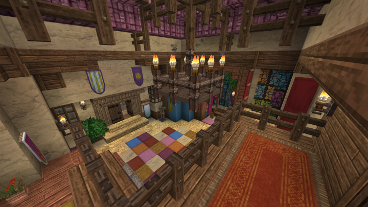 Rapunzel's Tower from Tangled Minecraft Project