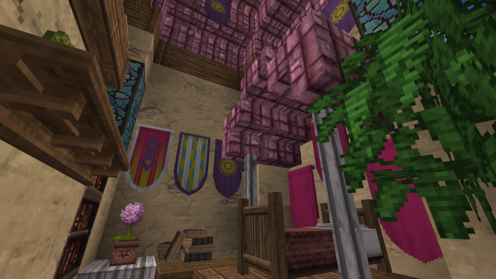 Rapunzel's Tower from Tangled Minecraft Map