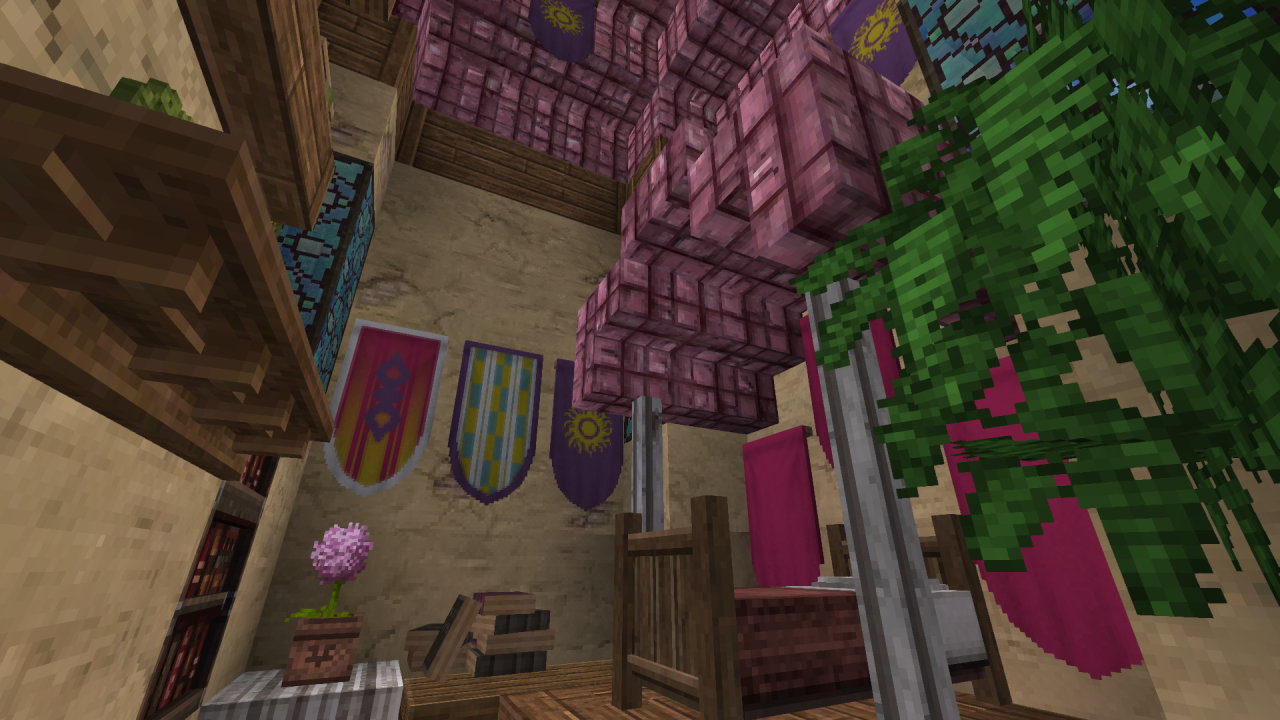 Rapunzel's Tower from Tangled Minecraft Map