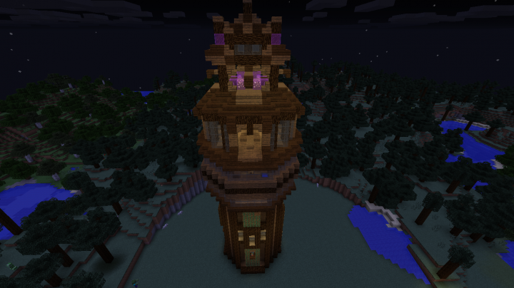 Tower of the Snowy Trees Minecraft Map