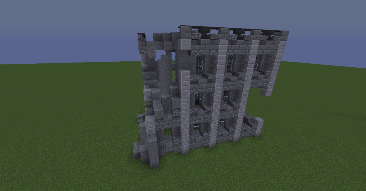 Broken building Minecraft Map