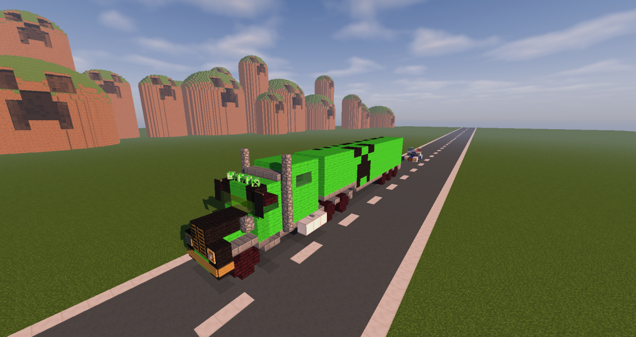 Creeper Truck Minecraft Map