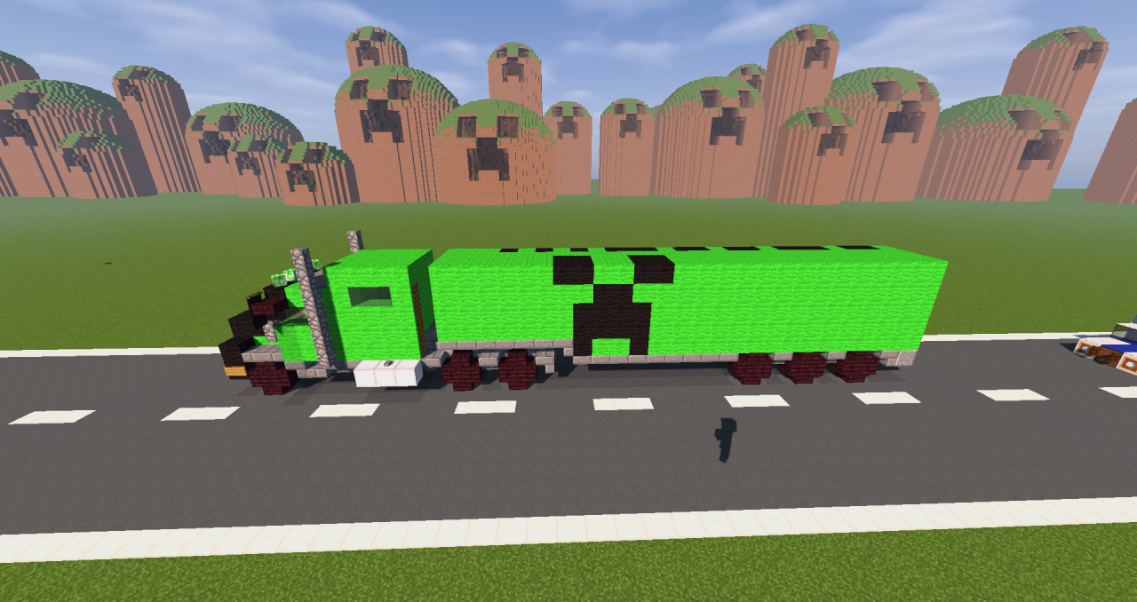 Creeper Truck Minecraft Map