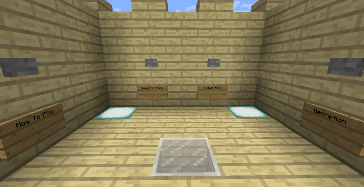 Riddle Mini-Game (Question & Answer) Minecraft Map