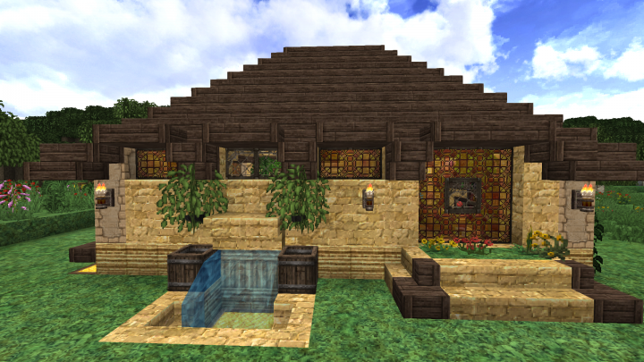 Dripping Springs - Sandstone Villa Minecraft Map