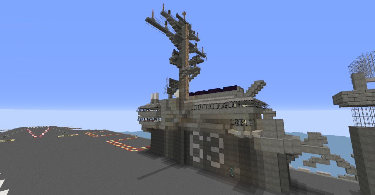 USS Kitty Hawk (CV-63) Minecraft Map