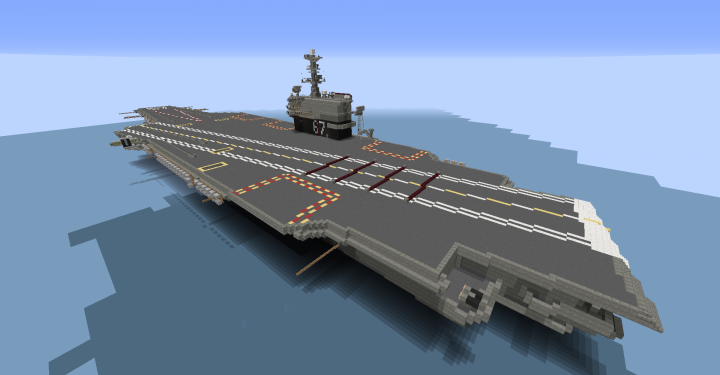 USS John F. Kennedy (CV-67) Minecraft Map