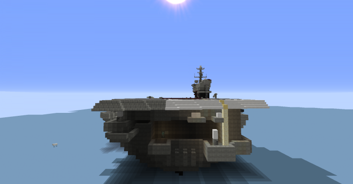 USS John F. Kennedy (CV-67) Minecraft Map