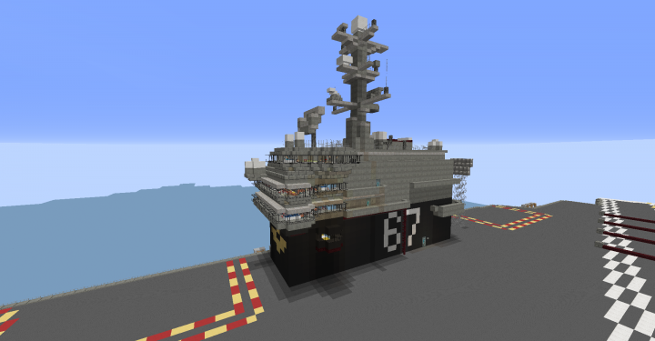 USS John F. Kennedy (CV-67) Minecraft Map