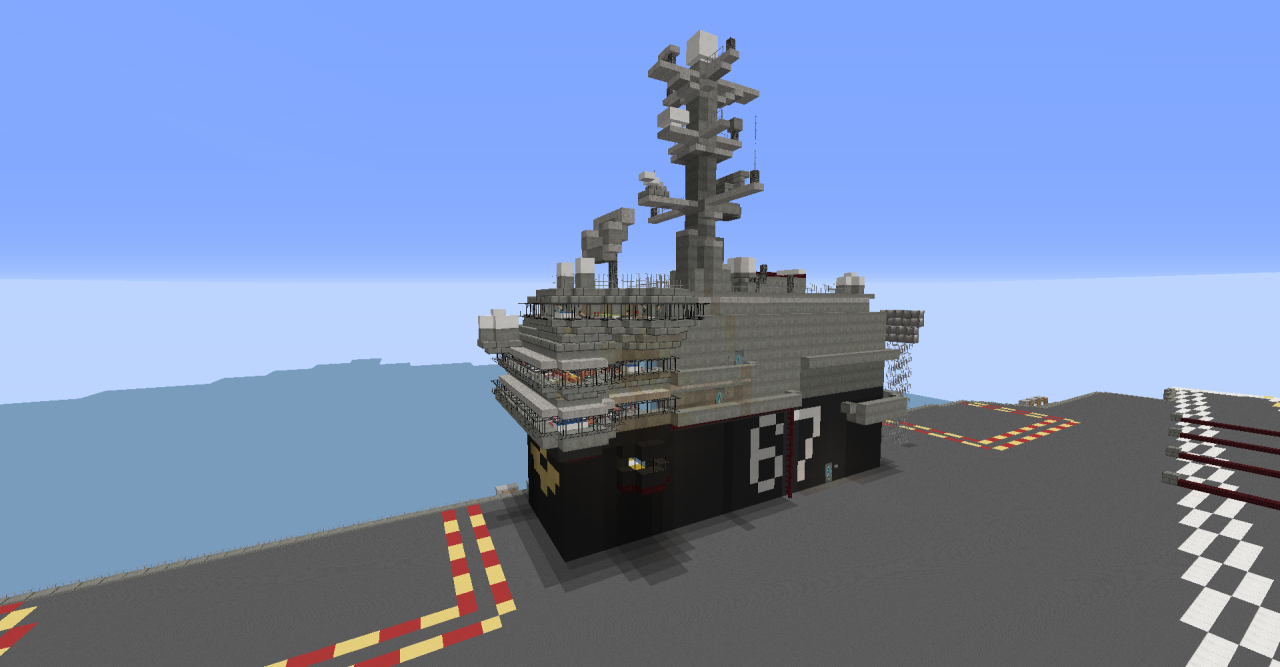 USS John F. Kennedy (CV-67) Minecraft Map