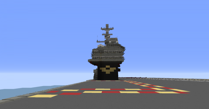 USS John F. Kennedy (CV-67) Minecraft Map