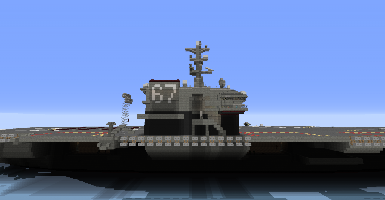 USS John F. Kennedy (CV-67) Minecraft Map