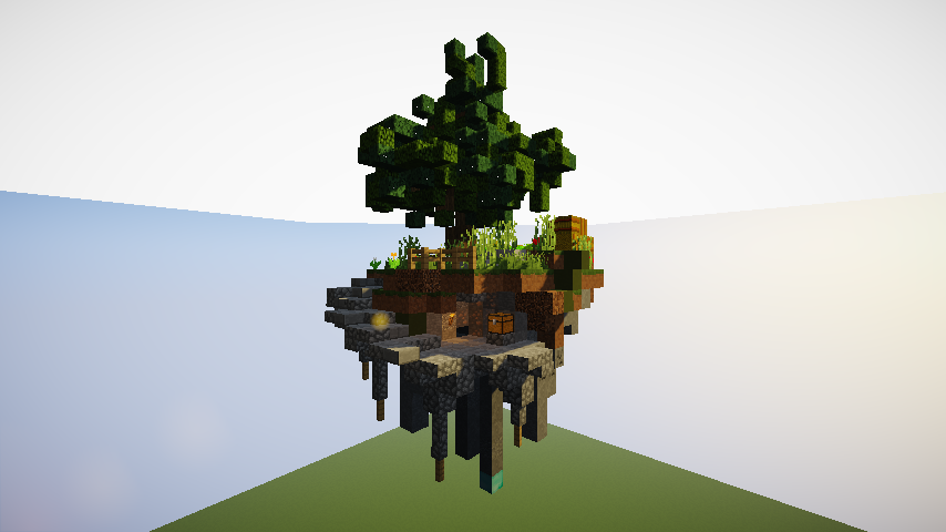 SkyBlock Island | +Download Minecraft Map