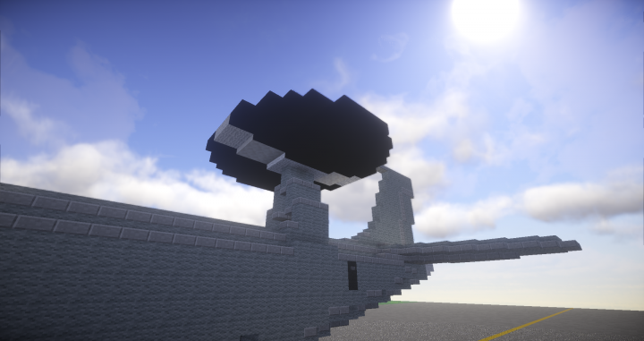 French Air Force, NATO/OTAN, Boeing E3 Sentry, AWACS Minecraft Map