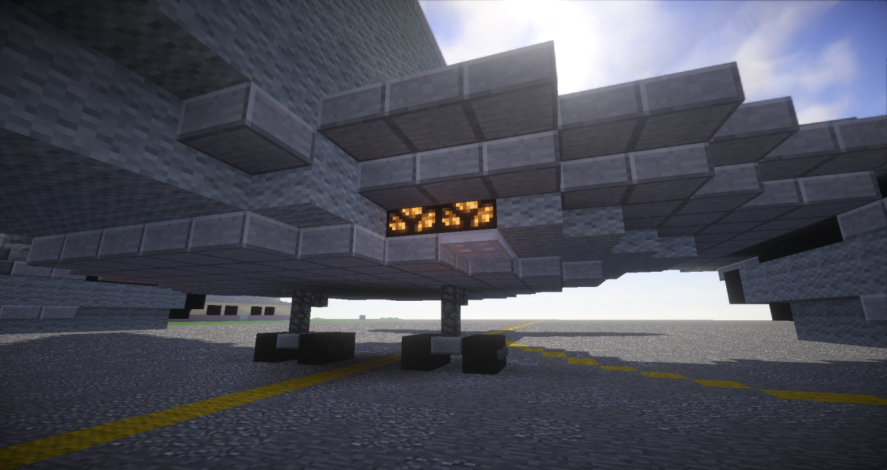 French Air Force, NATO/OTAN, Boeing E3 Sentry, AWACS Minecraft Map