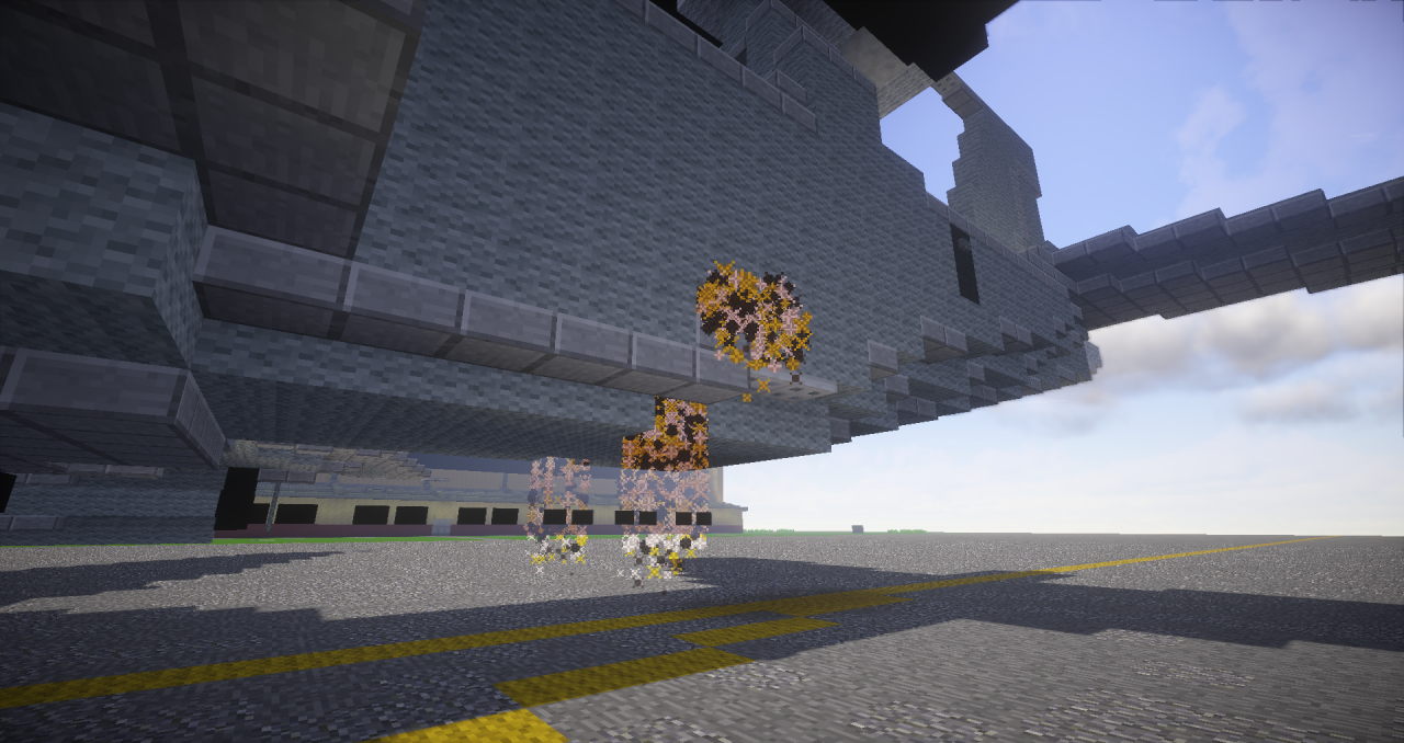 French Air Force, NATO/OTAN, Boeing E3 Sentry, AWACS Minecraft Map