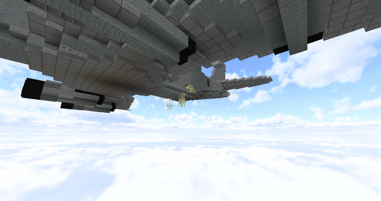 French Air Force, NATO/OTAN, Boeing E3 Sentry, AWACS Minecraft Map