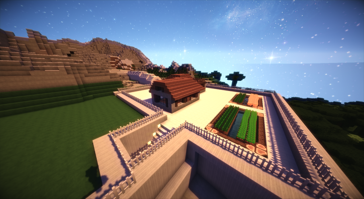 Huge Mansion Build. Minecraft Map