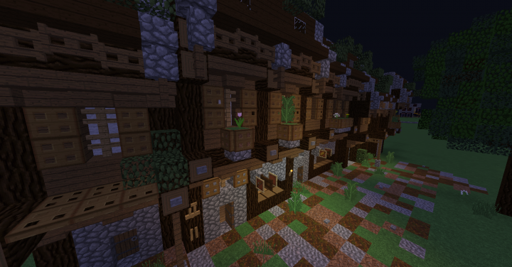 Small row houses Minecraft Map